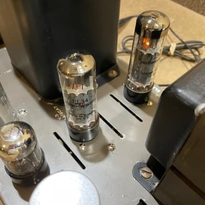 Vintage Eico HF-35 Ultra-Linear EL-34 Tube Amplifier w/ Cage | Reverb