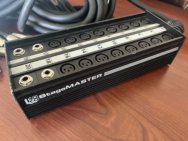 ProCo 20 Channel StageMASTER 2010 50' Snake - Aluminum | Reverb