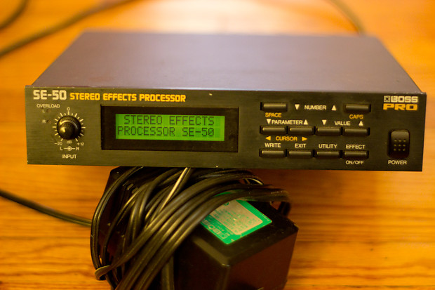 Boss SE-50 stereo multi effects processor | Reverb