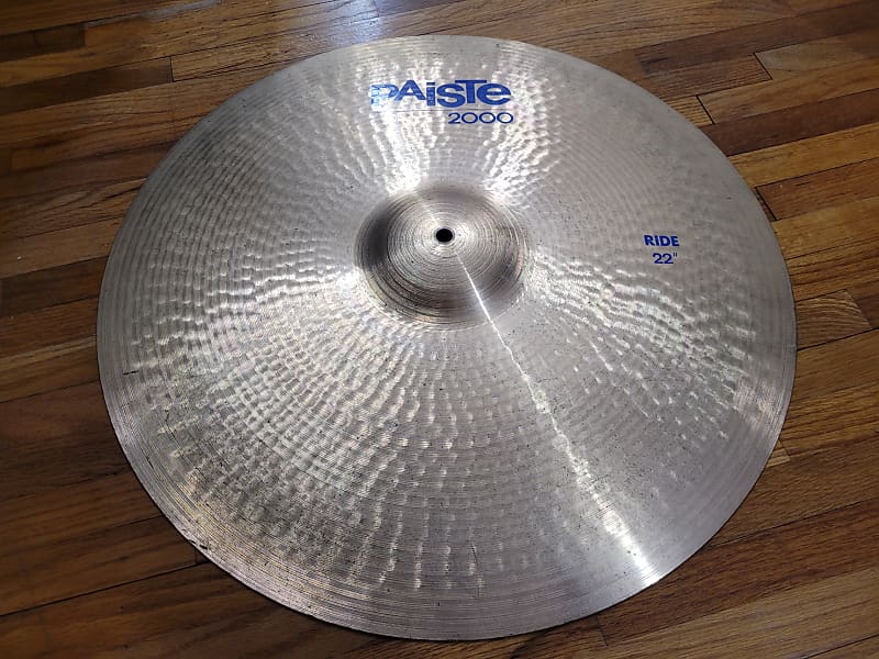 22" Paiste 2000 Ride Cymbal - 2002 Bronze - Switzerland 3180g | Reverb