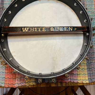 ca 1885 Buckbee 5 String Banjo -The White Queen | Reverb