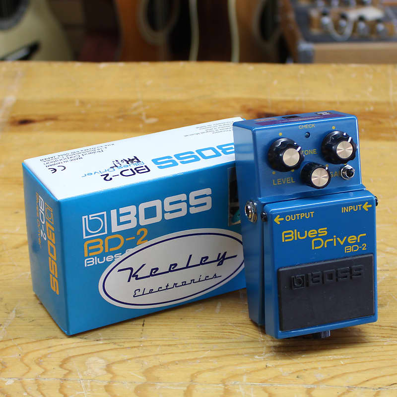 Boss BD-2 Blues Driver Boost Guitar Effects Pedal w/Keeley | Reverb