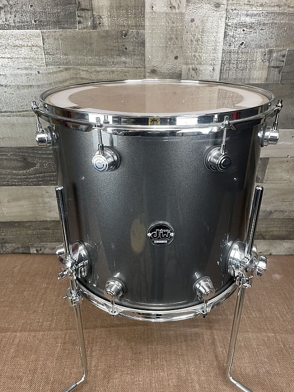 DW Performance Series 14"X16" Floor Tom - Grey Metallic | Reverb