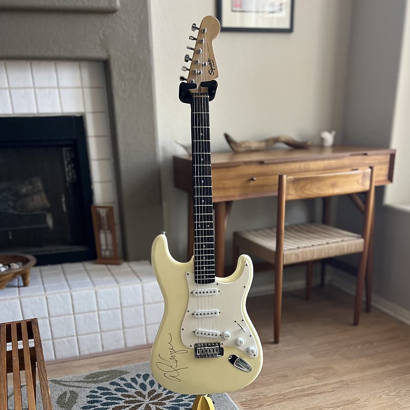 Alice Cooper signed Squire by Fender Bullet Strat 2012 | Reverb Alice Cooper signed Squire by Fender Bullet Strat 2012 | Reverb