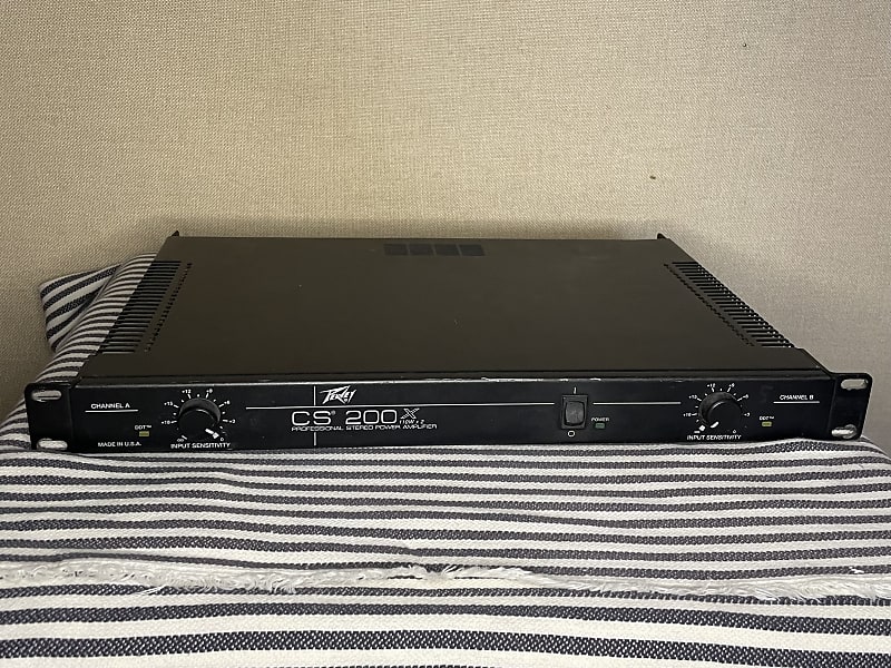 Peavy CS 200X Stereo Power Amplifier - Black | Reverb