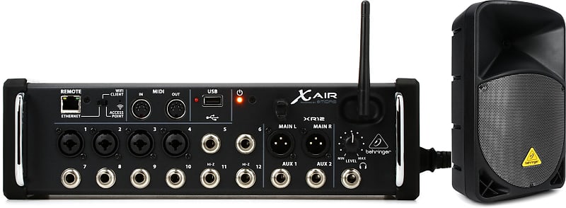 Behringer X Air XR12 12-channel Tablet-controlled Digital | Reverb