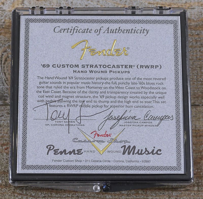 Fender Custom Shop Josefina Campos 69 Custom Stratocaster | Reverb