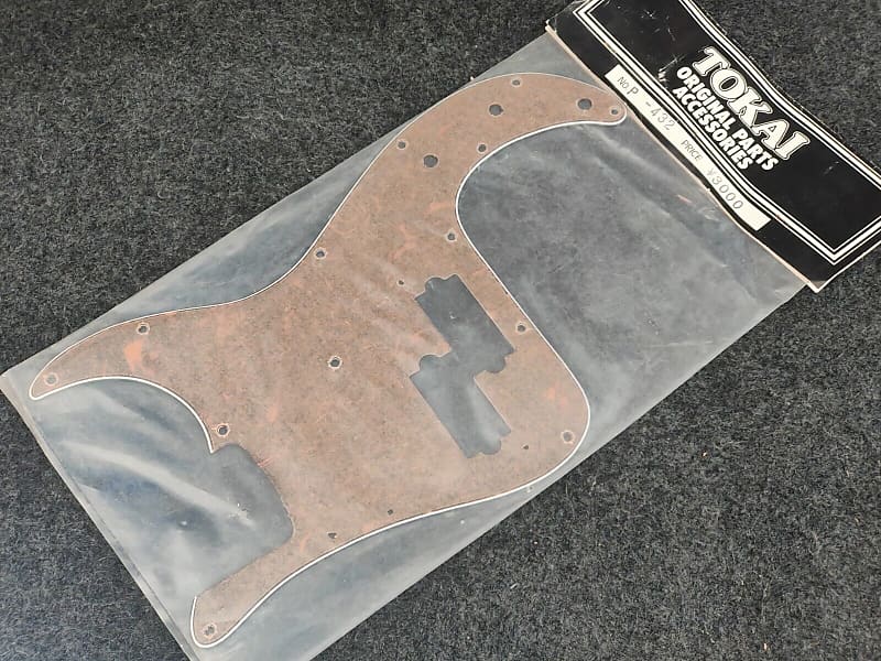 1980's Tokai Japan NOS P-432 Precision Bass Pickguard (3-Ply | Reverb