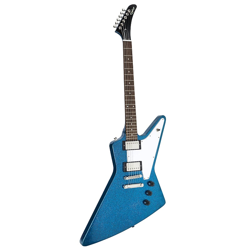 Epiphone Explorer Brunswick Blue Sparkle - Electric Guitar | Reverb