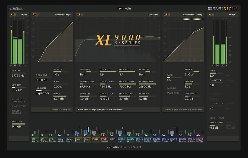Softube Solid State Logic XL 9000 K-Series Plugin for Console | Reverb