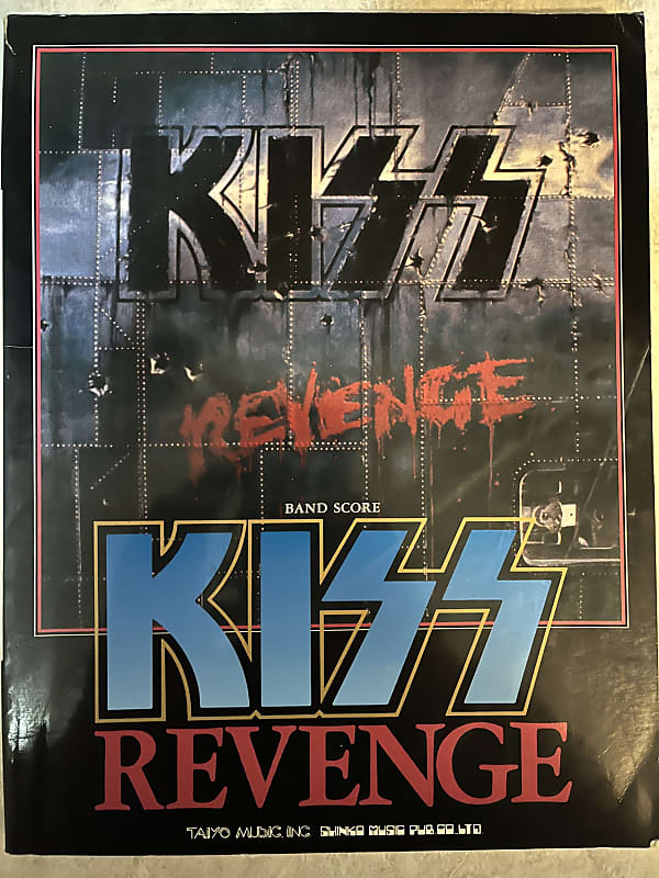 Kiss - Revenge - Guitar and Bass tab / tablature Book - Japan | Reverb