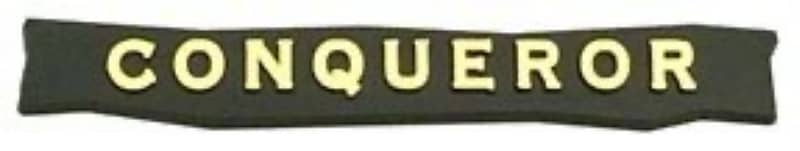 "CONQUEROR" Model Plaque Flag For Vox Amps | Reverb UK