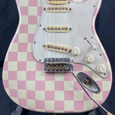 Custom/Hybrid Stratocaster, Relic, Checkerboard Aged Shell | Reverb
