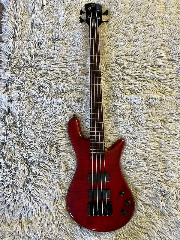 Spector Bantam 4, Short Scale Bass - Black Cherry | Reverb