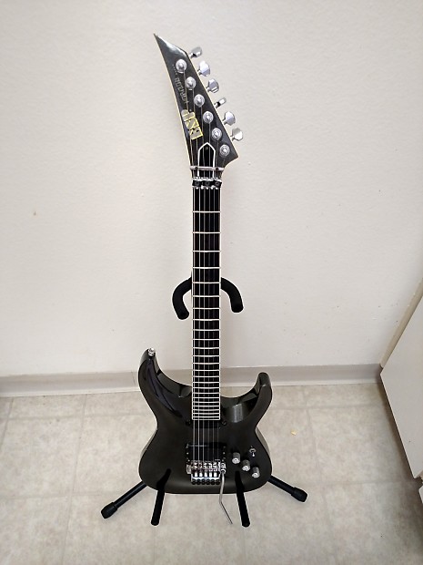 ESP Horizon 1988 black '' lawsuit Jackson headstock '' | Reverb