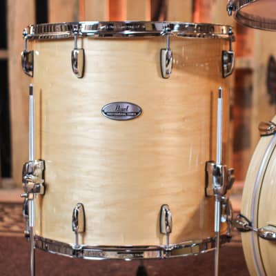 Pearl Professional Maple Natural Maple Lacquer Drum Set - | Reverb