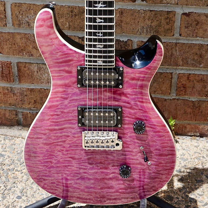 PRS SE Custom 24 Quilt Violet | Reverb