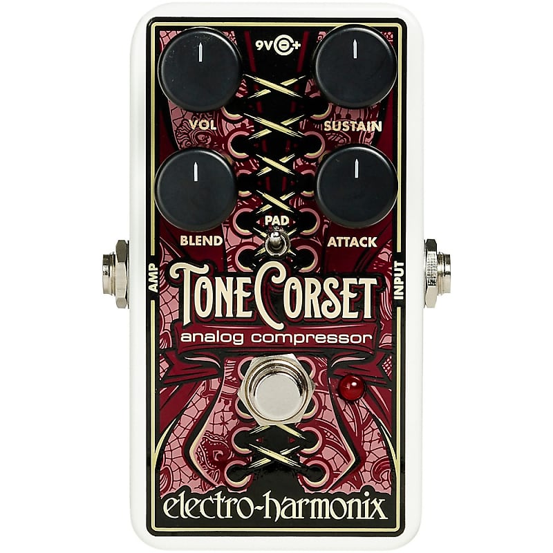 Electro-Harmonix Tone Corset Analog Compressor Effects Pedal | Reverb