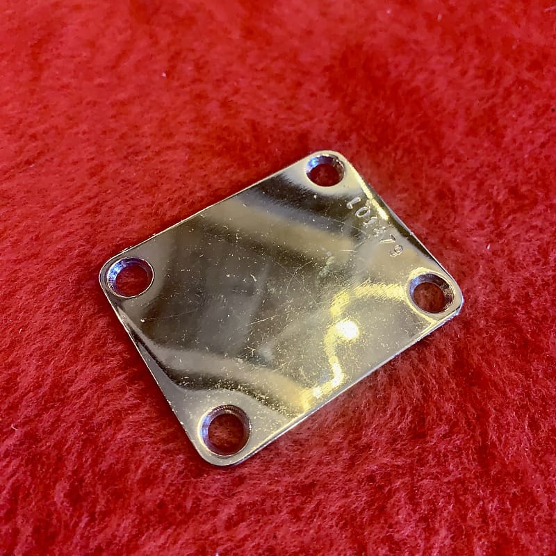 Fender L serial Neckplate c 1964 Chrome pre cbs | Reverb UK