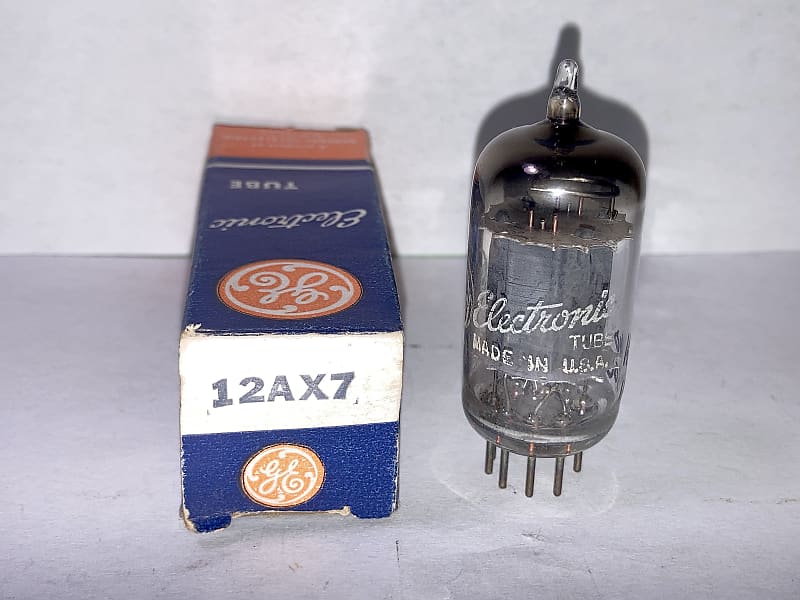 1953 GE 12AX7 ECC83 Long Plate Tube, Tested, NOS/NIB | Reverb