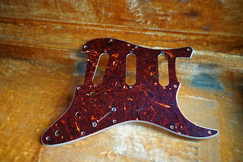 Fender Stratocaster Tortoise Shell Pickguard Real Fender Part | Reverb