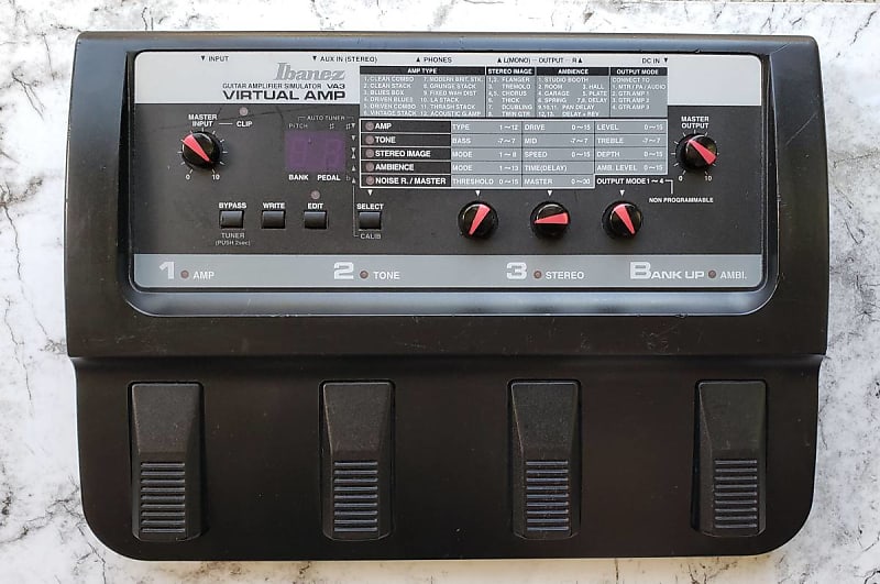 Vintage Ibanez VA3 Virtual Amplifier Simulator, Rare, MIJ, | Reverb