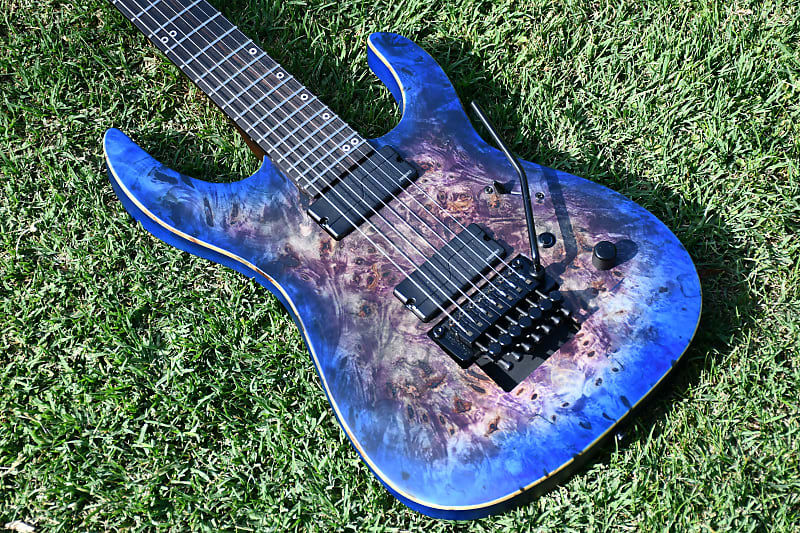 Legator N7XFR 2019 Ocean (7 String Hand Crafted Electric | Reverb