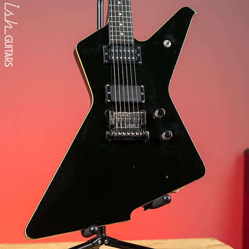 1986 Ibanez DT-500 Black - Signed & Owned/Stage Played by | Reverb