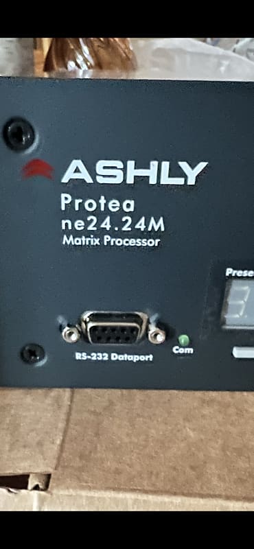 Ashly Ashly ne24.24M 8x12 Protea DSP Audio Matrix Processor | Reverb
