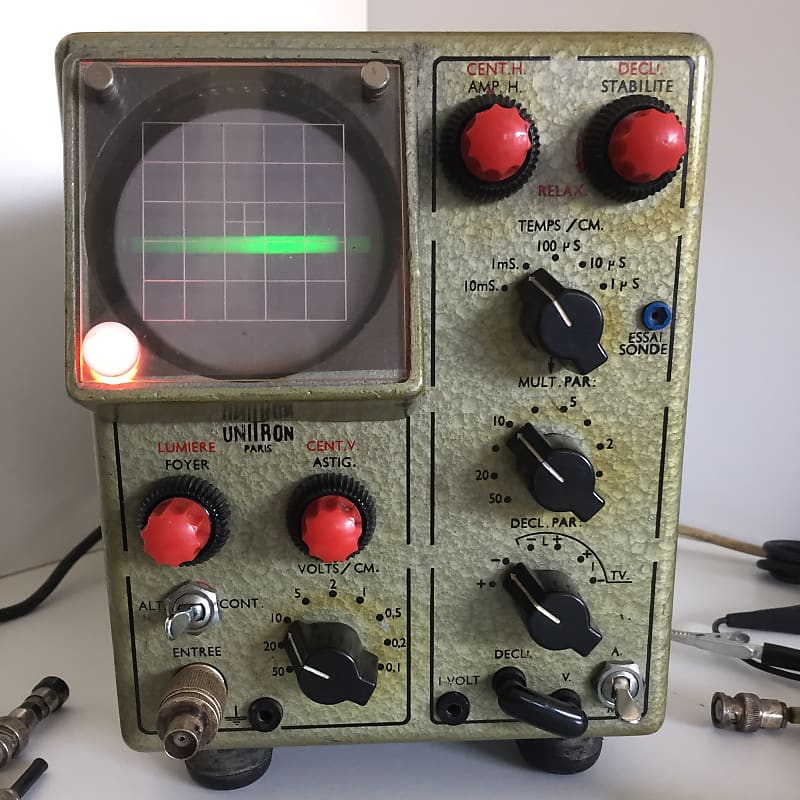 Ancien Instrument De Mesure Oscilloscope Crt à Lampes | Reverb