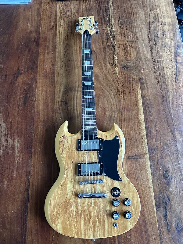 HK HK SSSG300 - Spalted Maple Top - SG Shaped 2013-15 - | Reverb