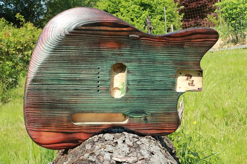 Telemaster body, "barncaster" humbucker | Reverb