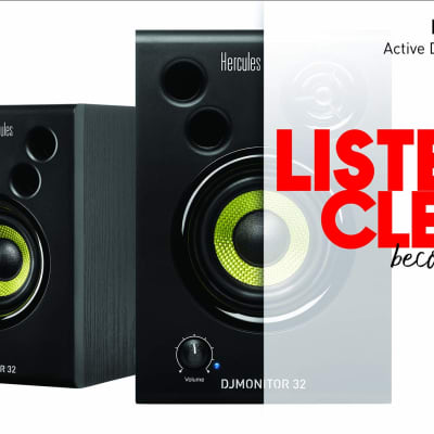 Hercules DJMonitor 32 Active Monitoring Speakers - 2 x 15 | Reverb