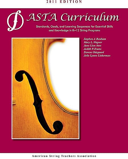 ASTA String Curriculum 2011 Edition: Standards, Goals, and | Reverb