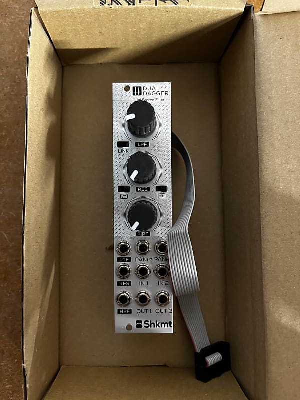 Shakmat Dual Dagger Eurorack Stereo Filter | Reverb