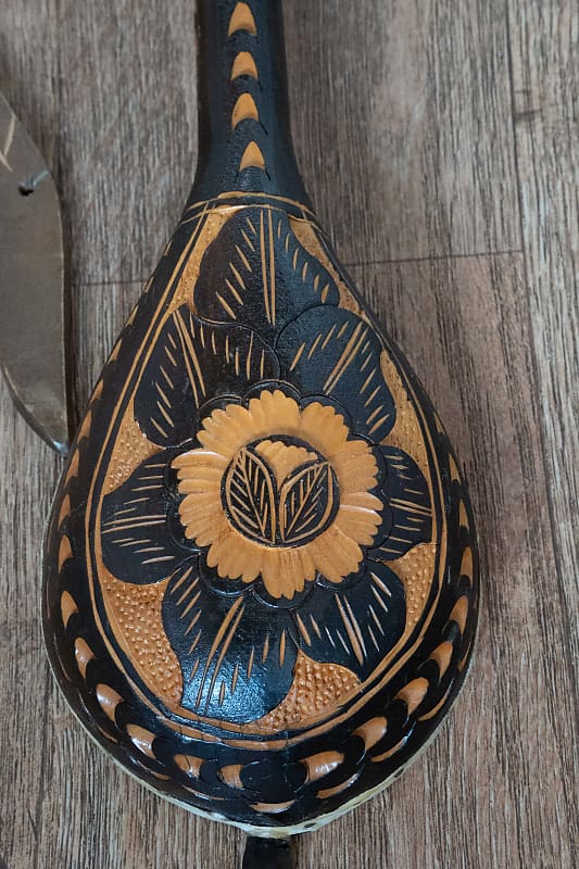 Serbian Guzle. one Stringed Instrument very decorative. Gusle | Reverb