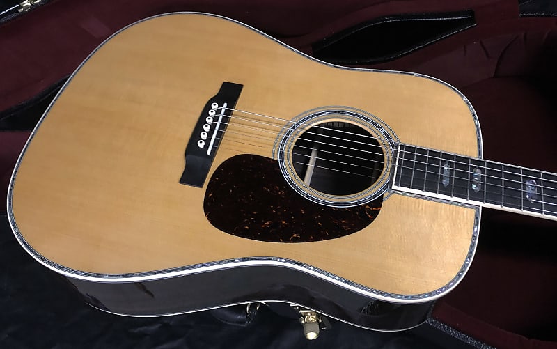 Unplayed 2022 Martin D45 Natural Finish Rosewood Back Abolone | Reverb