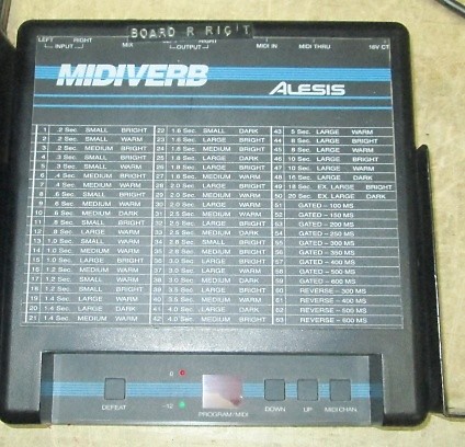 Alesis Midiverb | Reverb