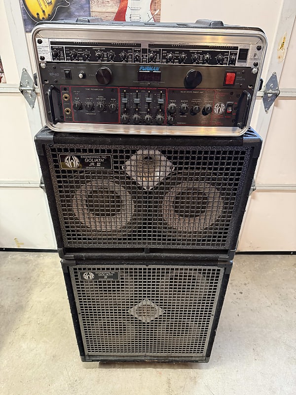 SWR SM-400S Bass Head, Goliath Jr. 3 2x10 Cab & Goliath 3 | Reverb