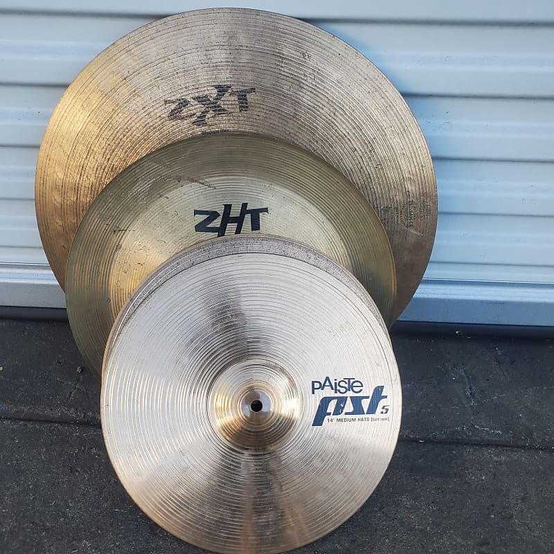Cymbal Pack 4pc Cymbals Hihats China Ride Paiste/ Zildjian | Reverb