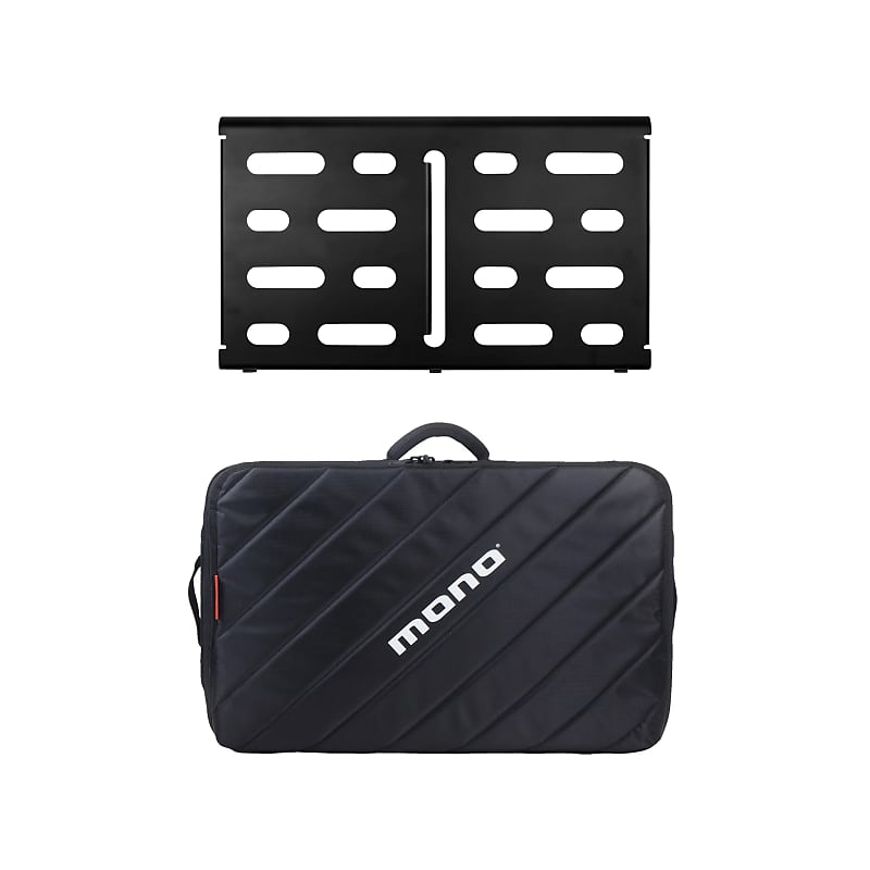 Mono Pedalboard Medium Black and Tour Accessory Case 2.0 | Reverb