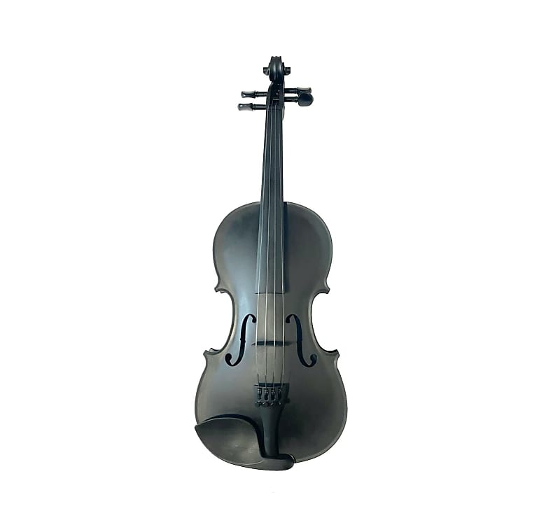 Black Composite Violin with Carbon Fiber Bow & Case 4/4 | Reverb