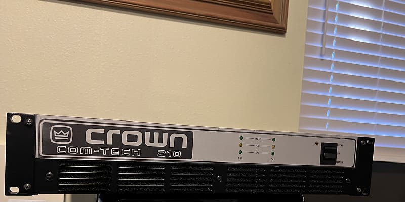 CLEARANCE! CROWN COM-TECH 210 2-Channel Commercial Power | Reverb