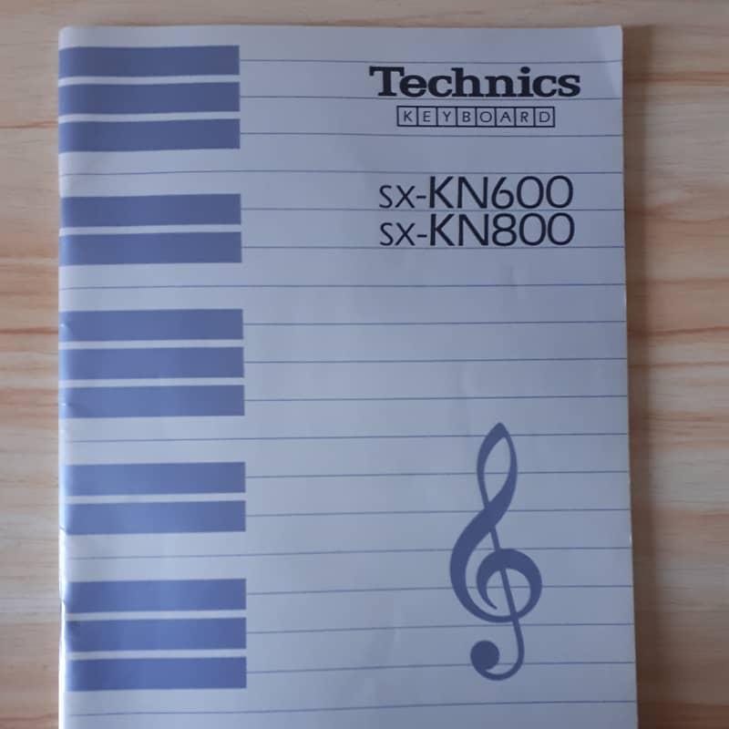 Technics Keyboard SX-KN600, SX-KN800 Owners Manual Volume 1 | Reverb