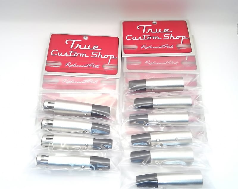 True Custom Shop® (6) 1/4" Male XLR Cable Mount Connectors | Reverb