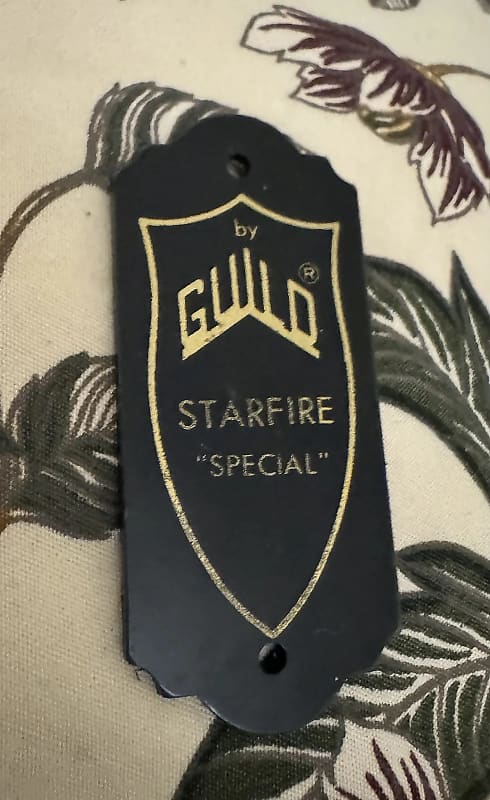 DeArmond By Guild Starfire Special truss rod cover 1998-2004 | Reverb