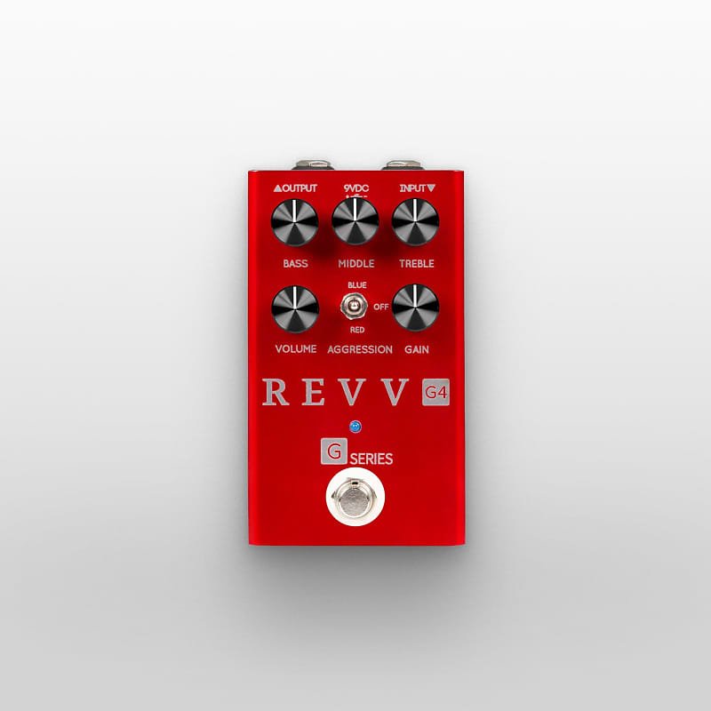 Revv G4 Channel 4 Pedal, Red | Reverb UK
