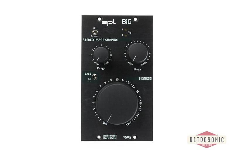 SPL BiG - Stereo Image Bigger Maker 500 Series 2024 - Black | Reverb