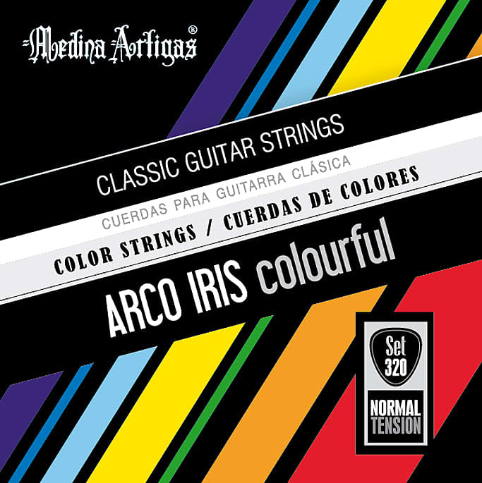 ARCO IRIS Colorful Classical Guitar Color Strings (0320) | Reverb