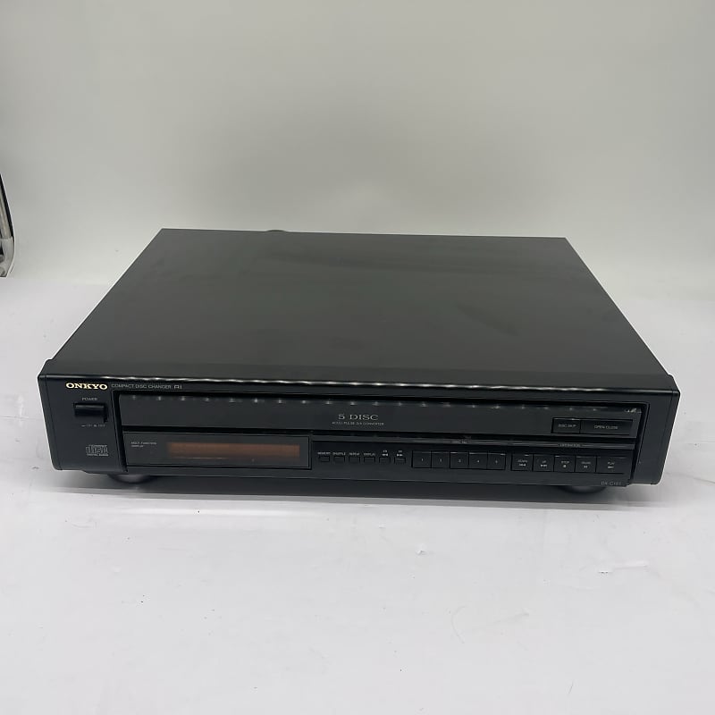Onkyo DX-C101 Black 5 Disc Changer Digital Audio CD Player | Reverb